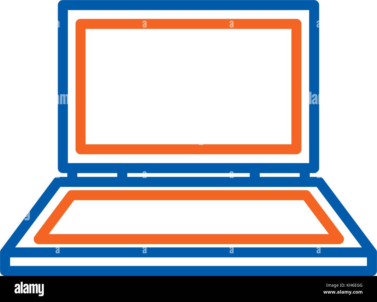 laptop technology digital social media Stock Vector Image & Art - Alamy
