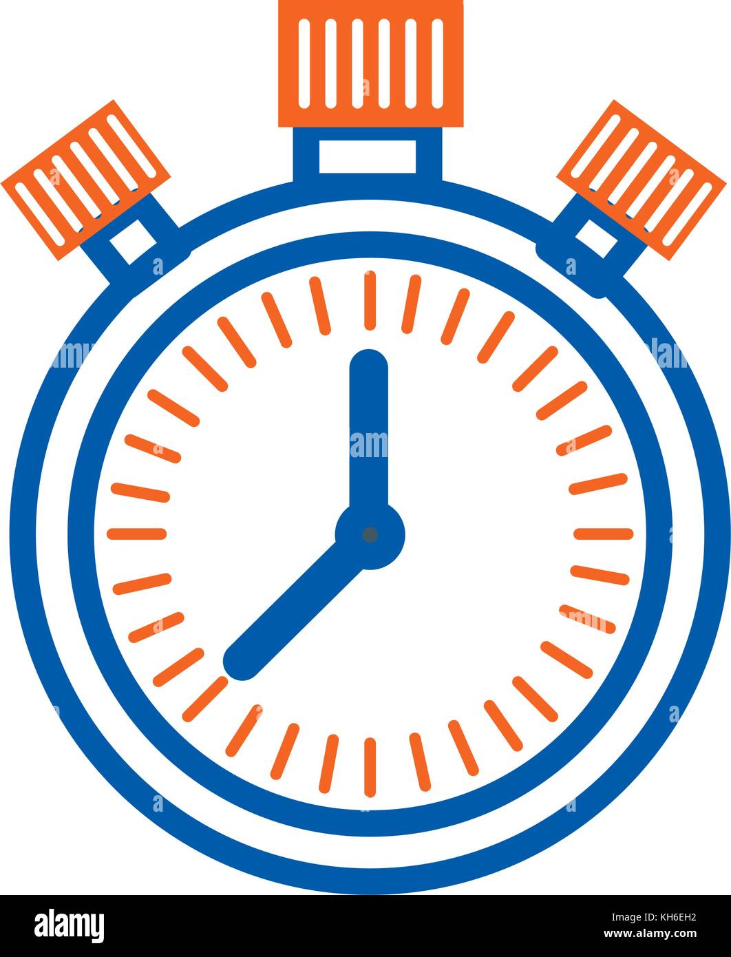 stopwatch time management control planning concept design Stock Vector ...