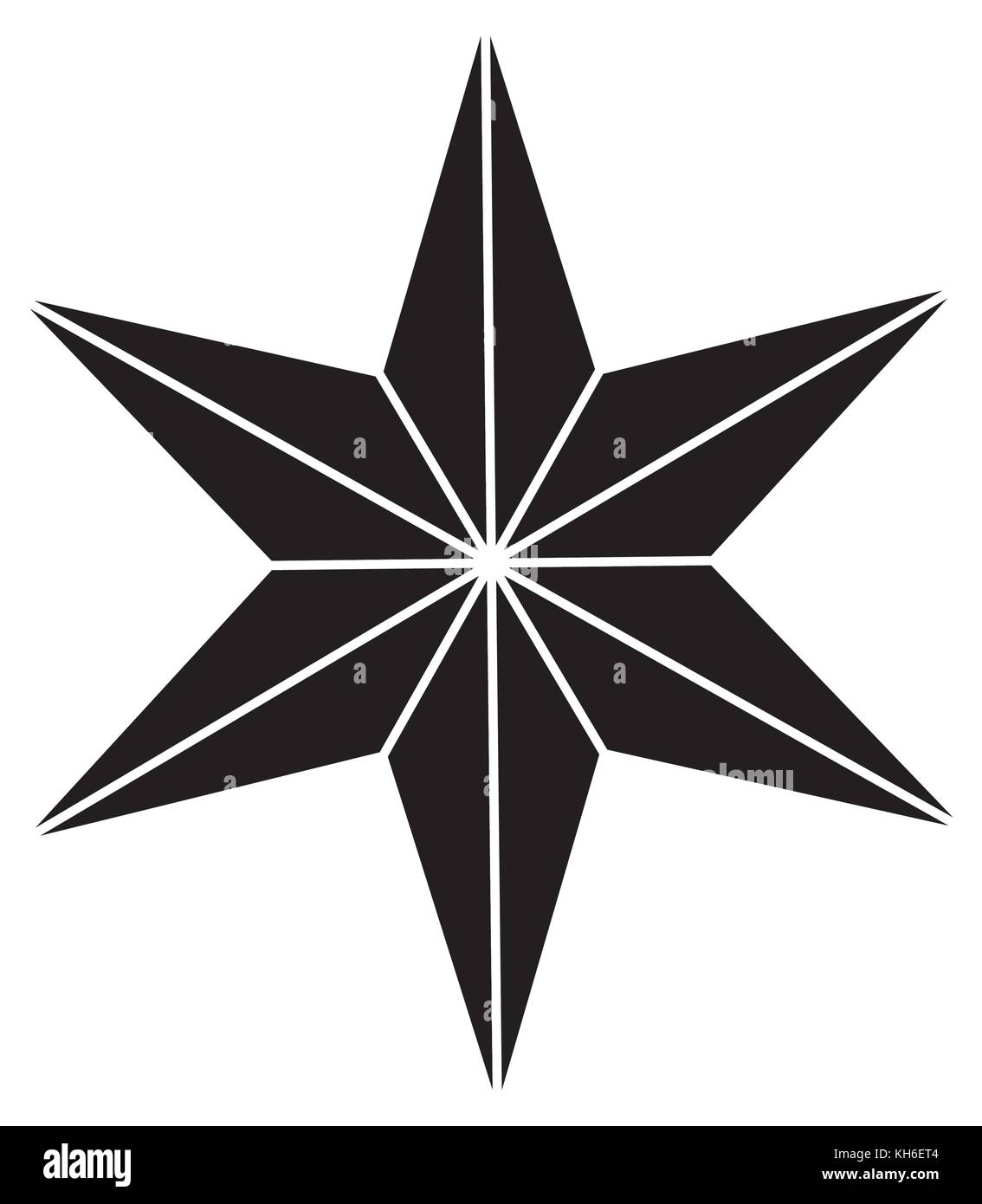 decorative christmas star ornament icon Stock Vector Image & Art - Alamy