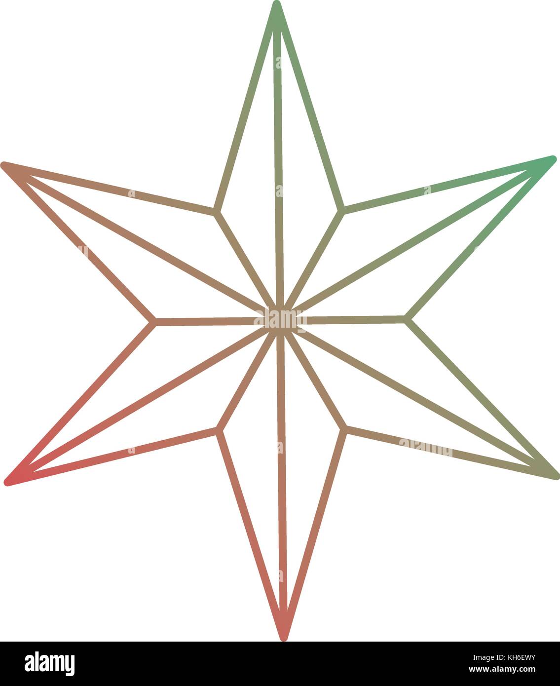 decorative christmas star ornament icon Stock Vector Image & Art - Alamy