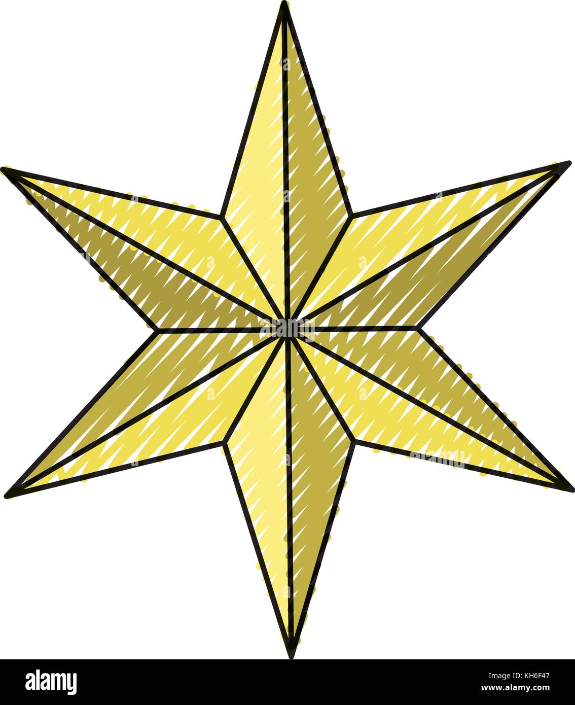 decorative christmas star ornament icon Stock Vector Image & Art - Alamy