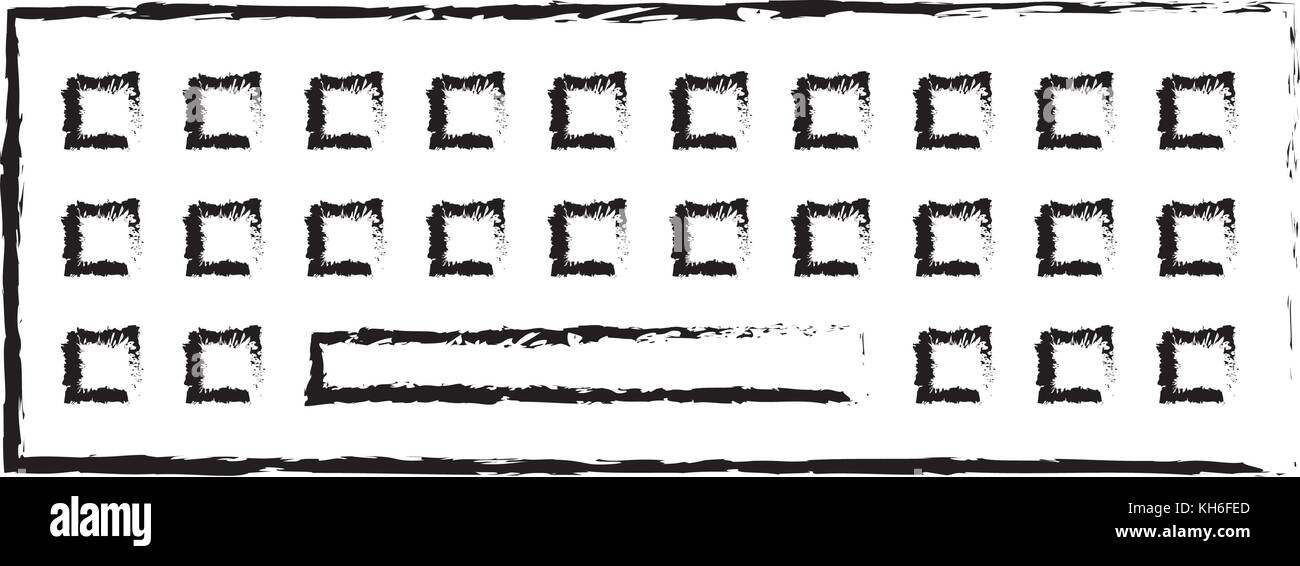 keyboard technology digital gadget image Stock Vector Image & Art - Alamy