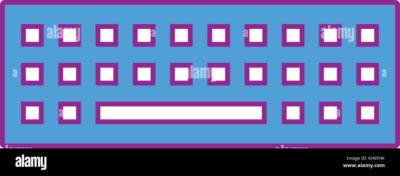 keyboard technology digital gadget image Stock Vector Image & Art - Alamy