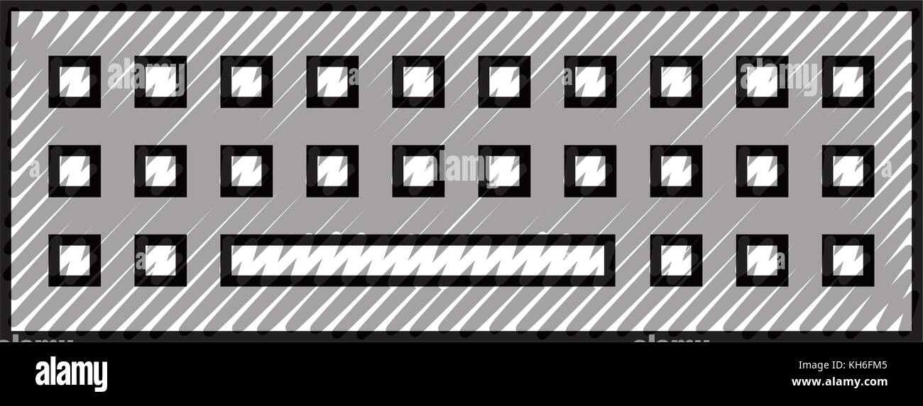 keyboard technology digital gadget image Stock Vector Image & Art - Alamy