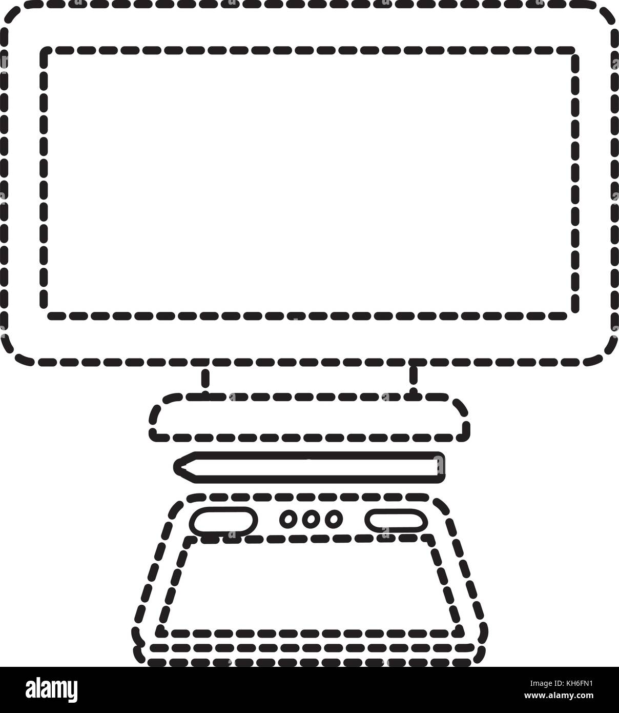 graphic tablet computer gadget designer tool Stock Vector Image & Art ...