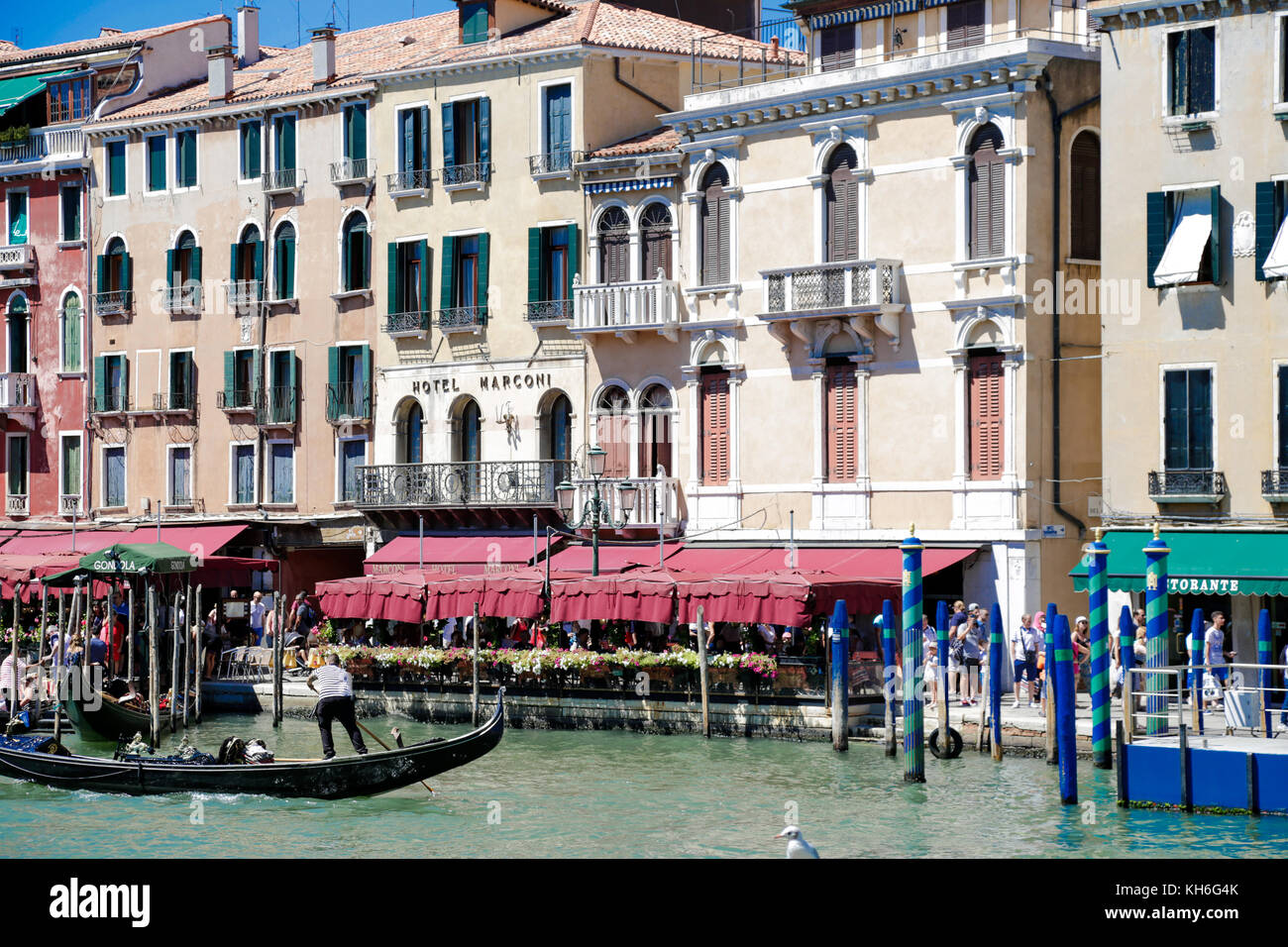 Venice, Italy: historical architecture and colorful facades with ...