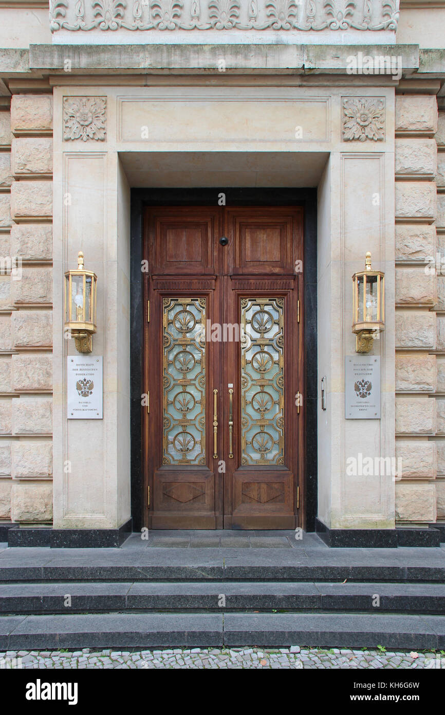 The Russian embassy in Berlin (Germany Stock Photo - Alamy