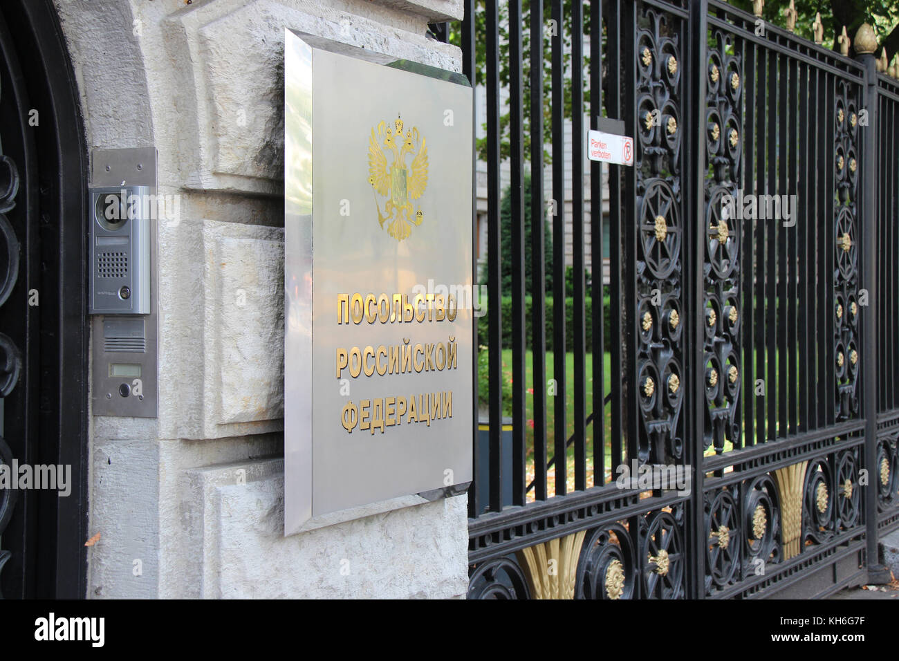 The Russian embassy in Berlin (Germany Stock Photo - Alamy