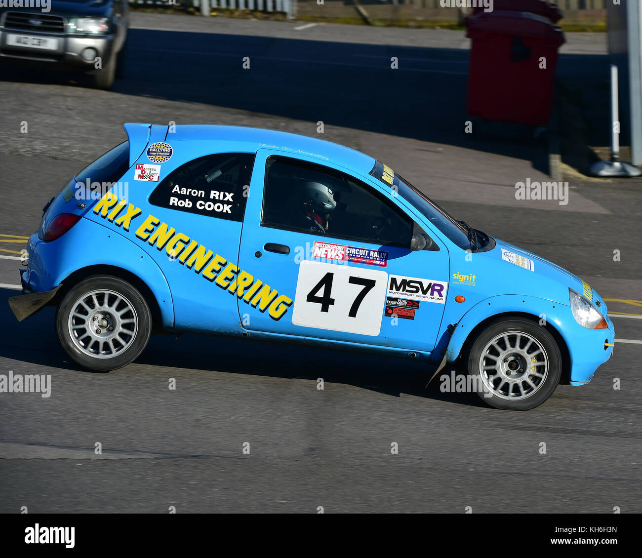 Aaron Rix, Stephen Greenhill, Ford Ka, MGJ Rally Stages, Chelmsford ...