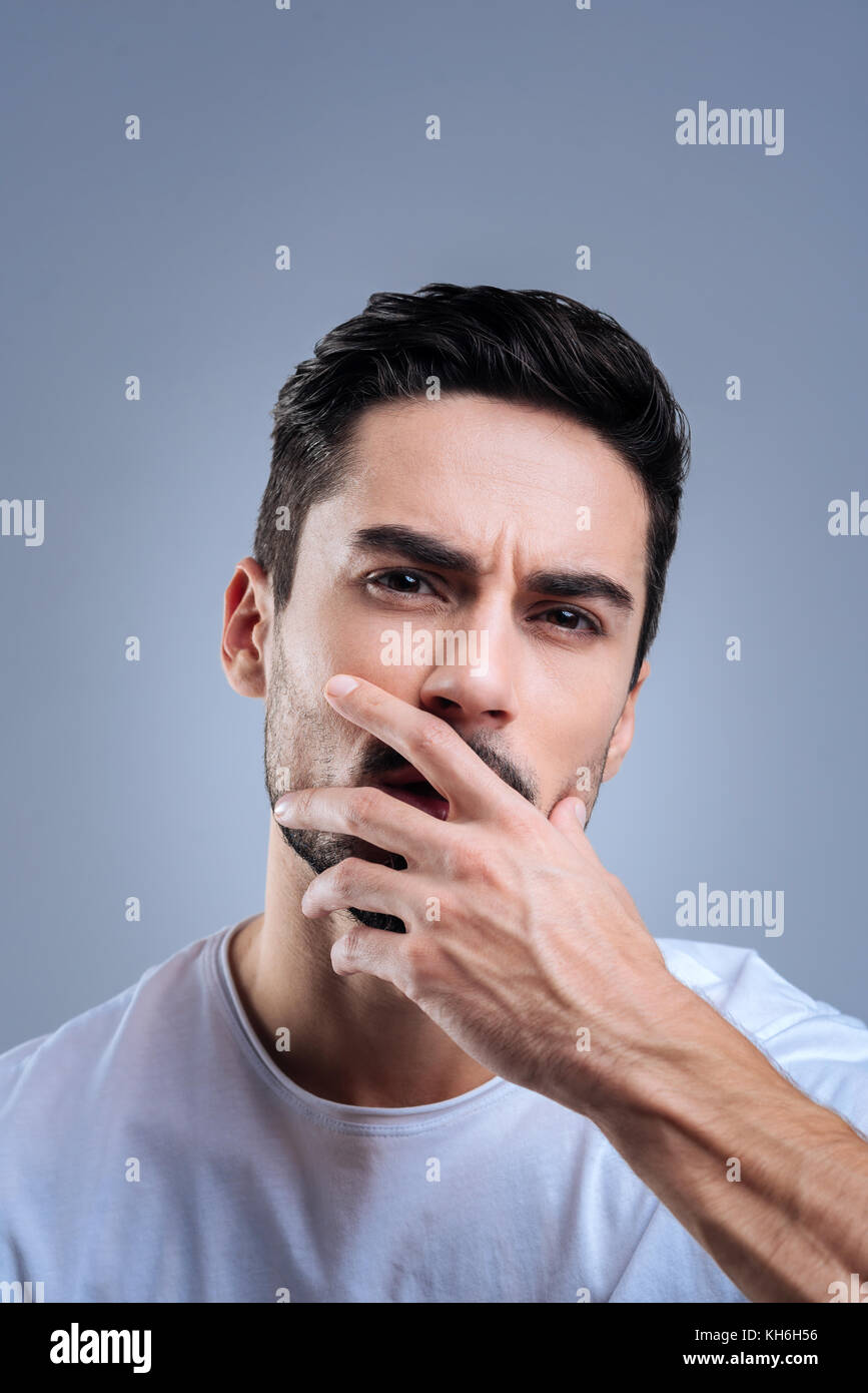 Strange facial expression hi-res stock photography and images - Alamy