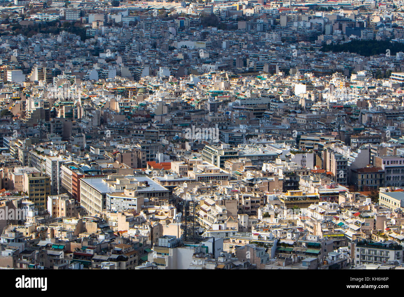 Night athens from above hi-res stock photography and images - Alamy