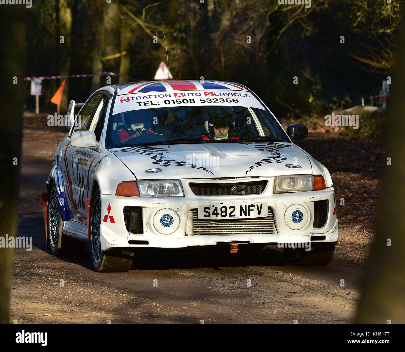 William Moore, Stuart Moore, Mitsubishi Evo V, MGJ Rally Stages ...