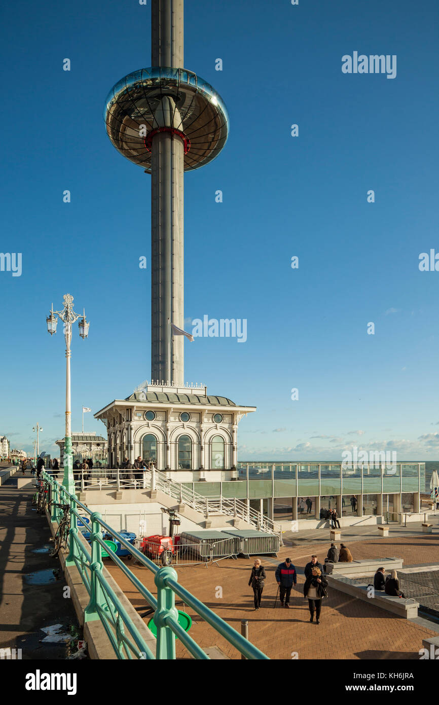 i360 tower on Brighton seafront, East Sussex, England Stock Photo - Alamy