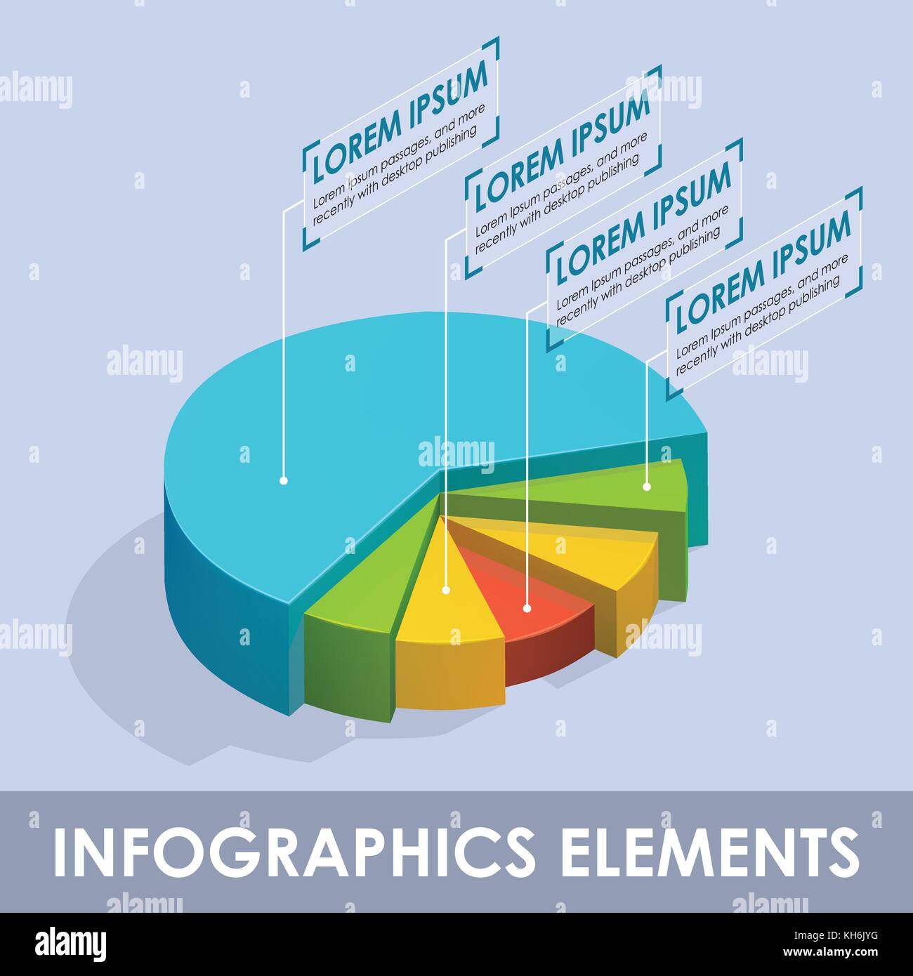 Vector isometric infographic diagram. Vector illustration in eps10 ...