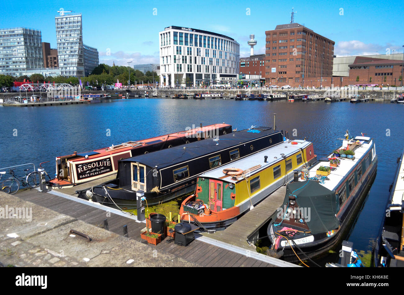 Salthouse Quay & Dock, Liverpool, UK Stock Photo - Alamy