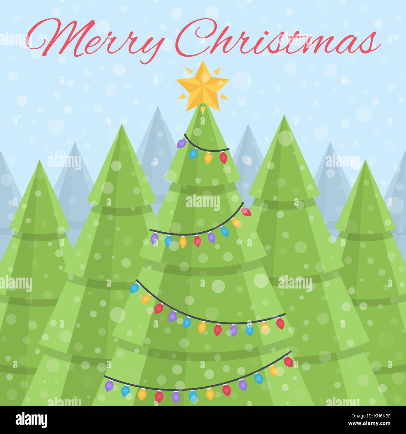 Daytime christmas Stock Vector Images - Alamy