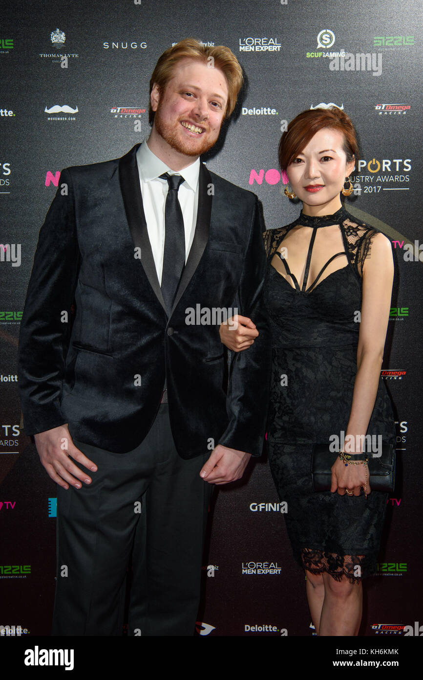 TobiWan (real name Toby Dawson) and girlfriend Amy attending the NOW TV ...
