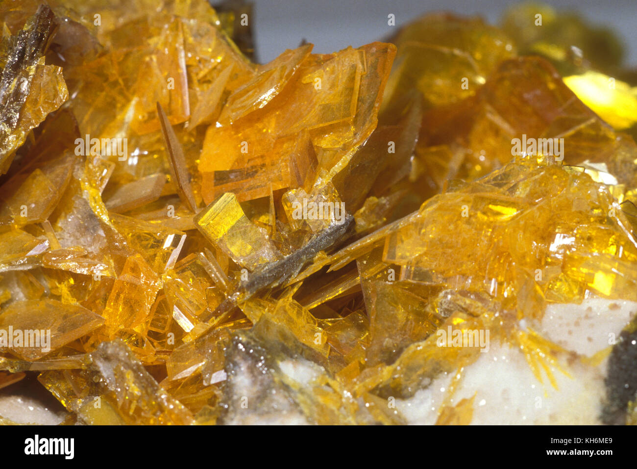 Wulfenite crystal hi-res stock photography and images - Alamy