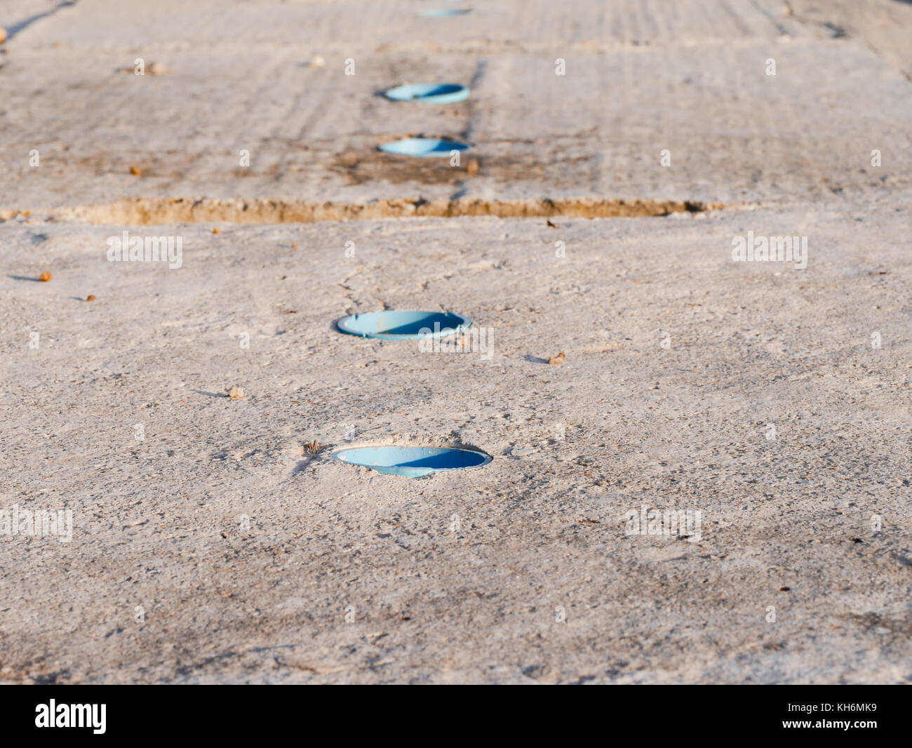 concrete lid of drain Stock Photo - Alamy