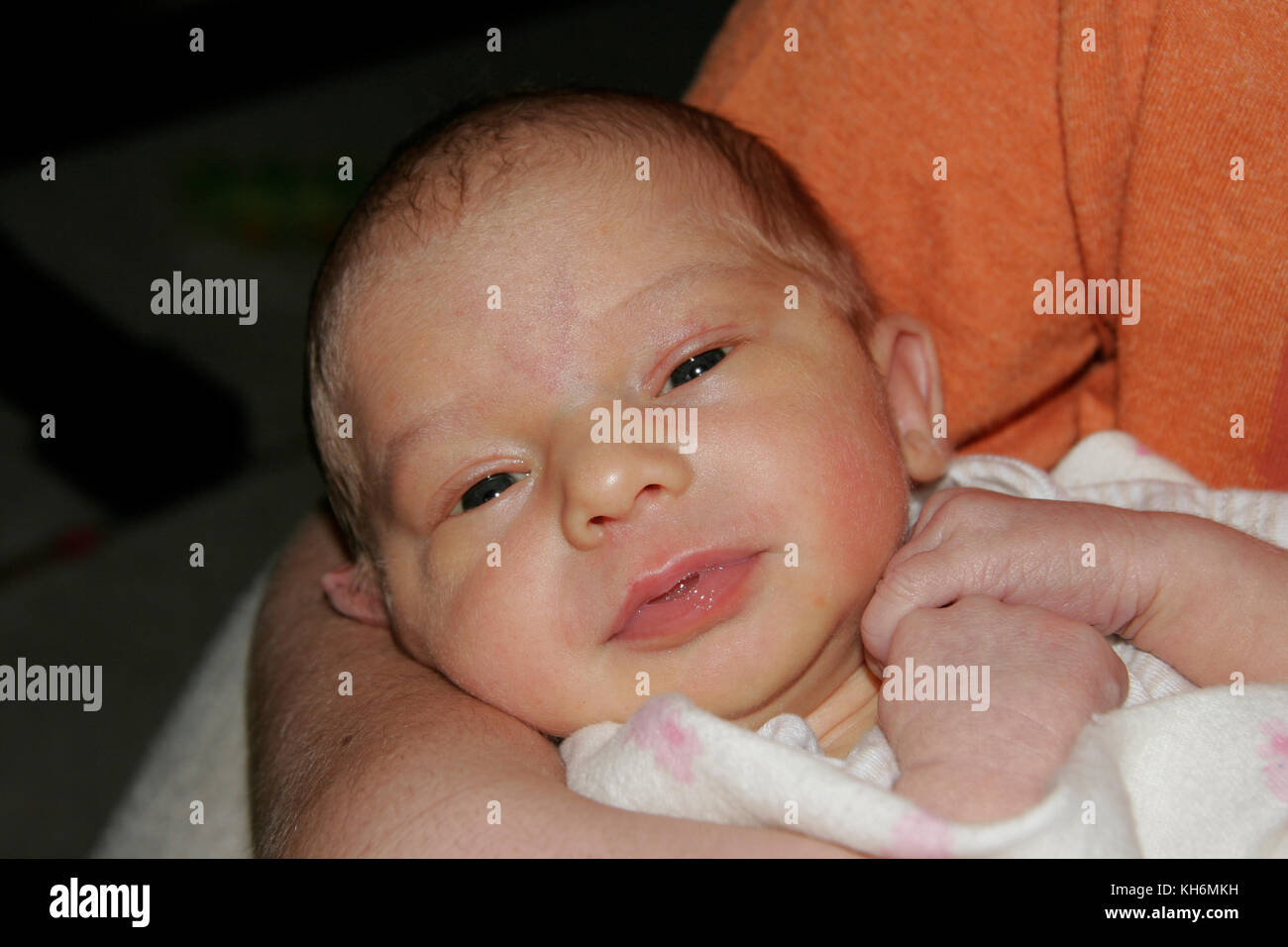 One week old baby girl Stock Photo - Alamy