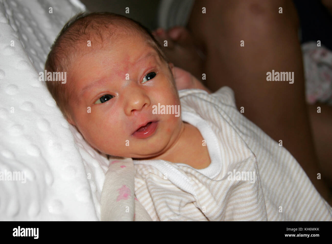One week old baby girl Stock Photo - Alamy
