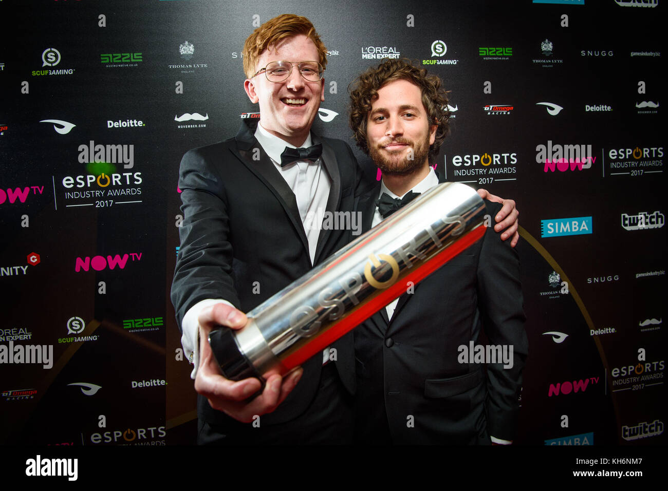 Mark cox with the streaming platform of the year award hi-res stock ...