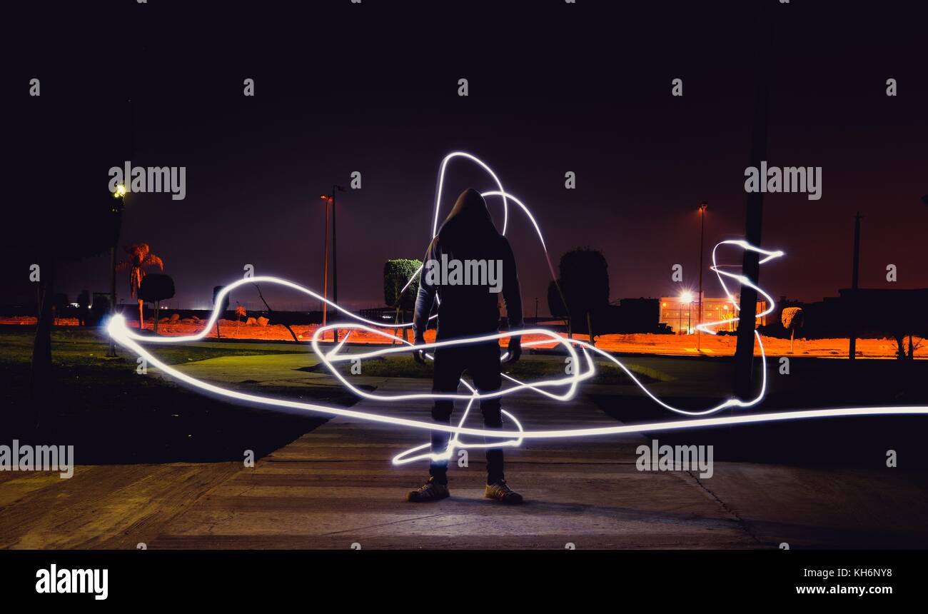 Light man street Stock Photo - Alamy