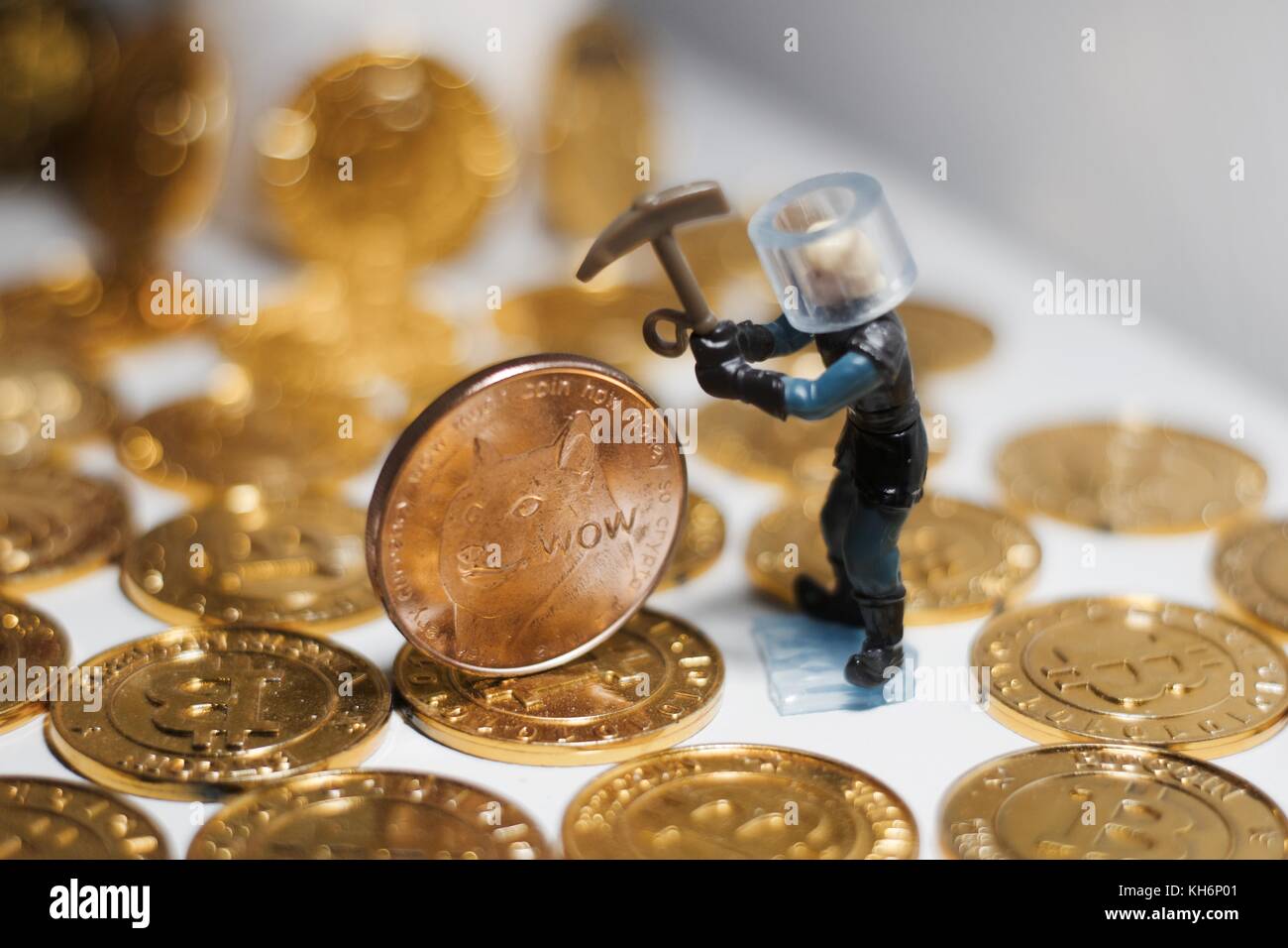 Brass Dogecoin High Resolution Stock Photography and Images - Alamy