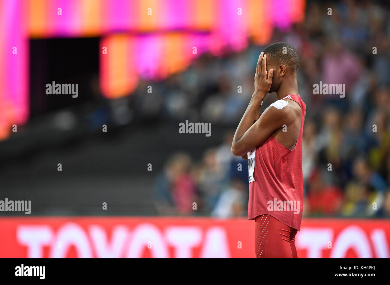 Mutaz Barshim (Qatar). High Jump Gold Medal. IAAF World Championships ...