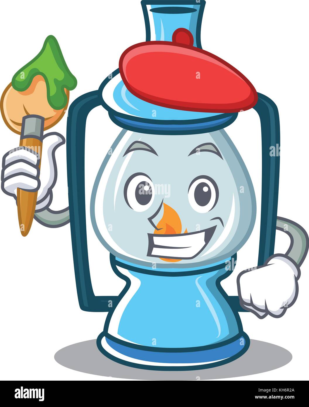 Artist lantern character cartoon style Stock Vector Image & Art - Alamy
