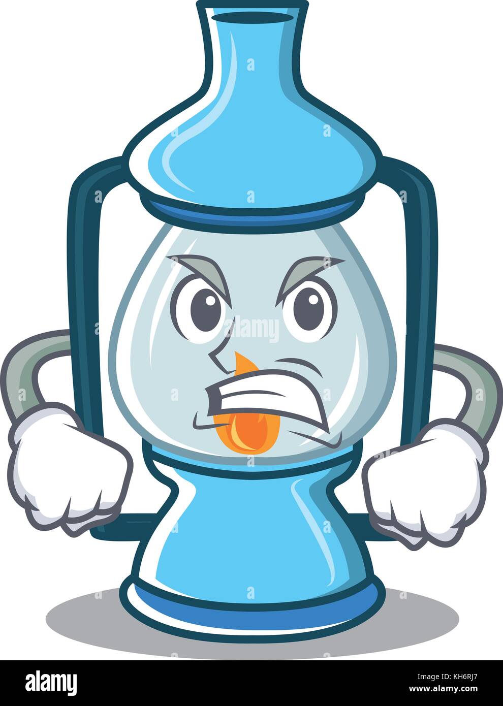 Angry lantern character cartoon style Stock Vector Image & Art - Alamy