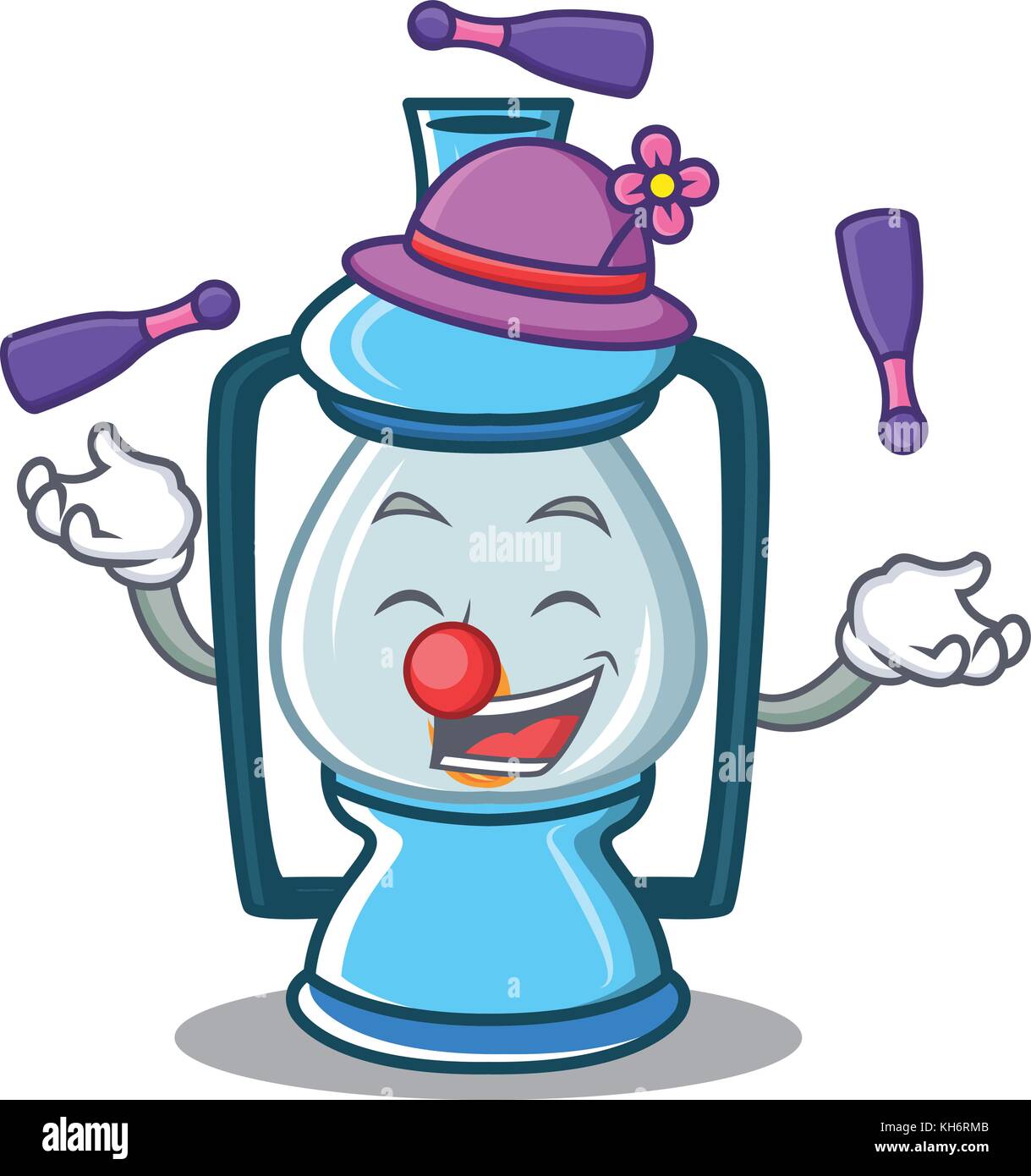 Juggling with fire Stock Vector Images - Alamy