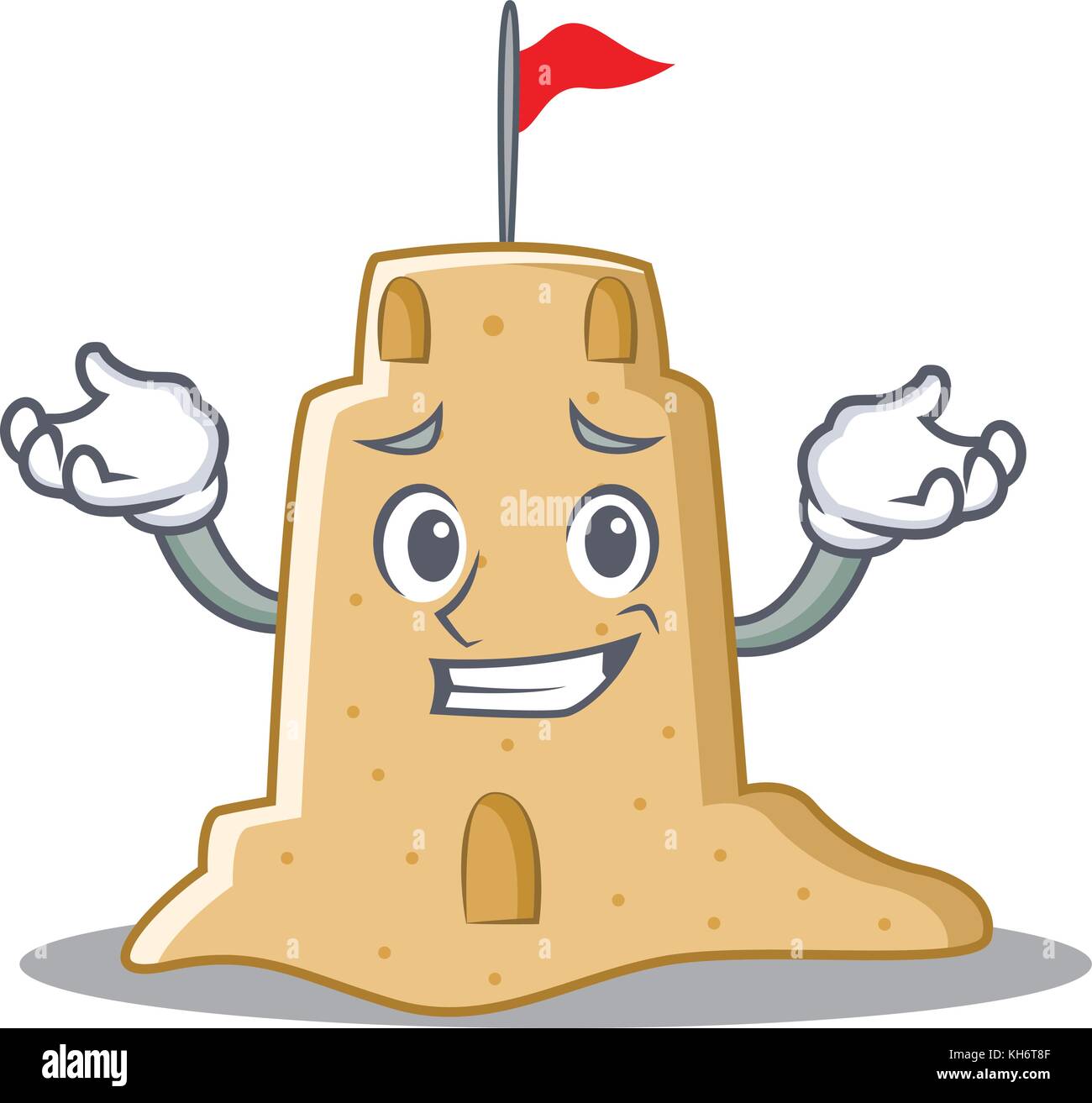 Sandcastle style Stock Vector Images - Alamy