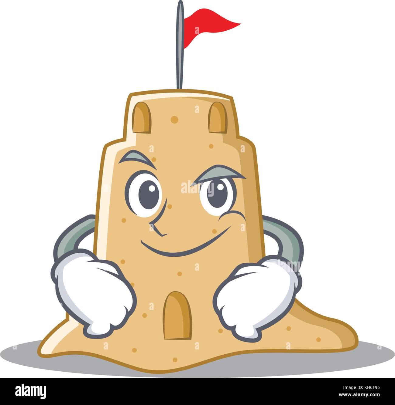 Sandcastle style Stock Vector Images - Alamy