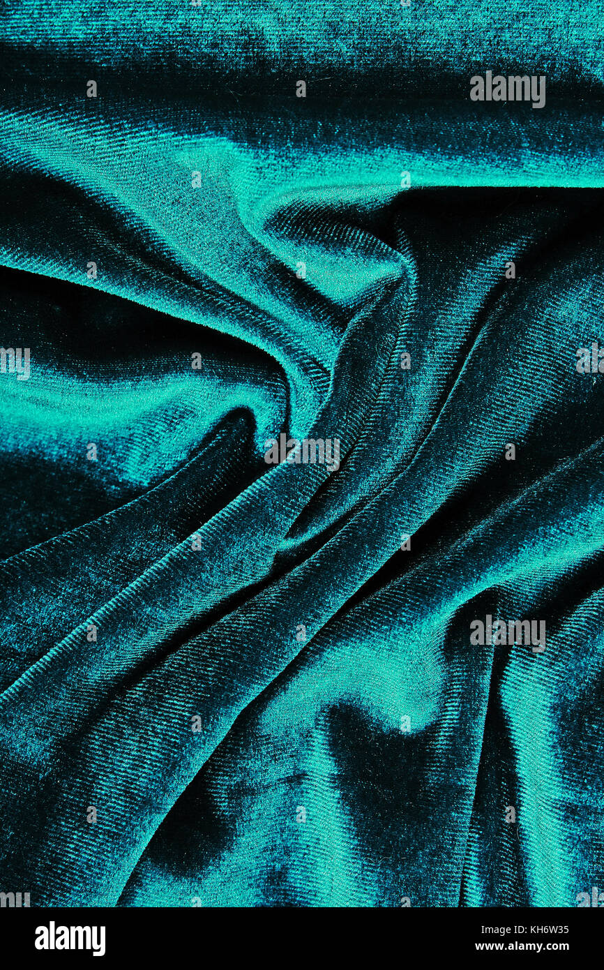 Turquoise green velvet hi-res stock photography and images - Alamy
