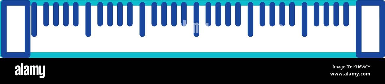 Ruler of instrument tool and measurament theme Isolated design Vector ...