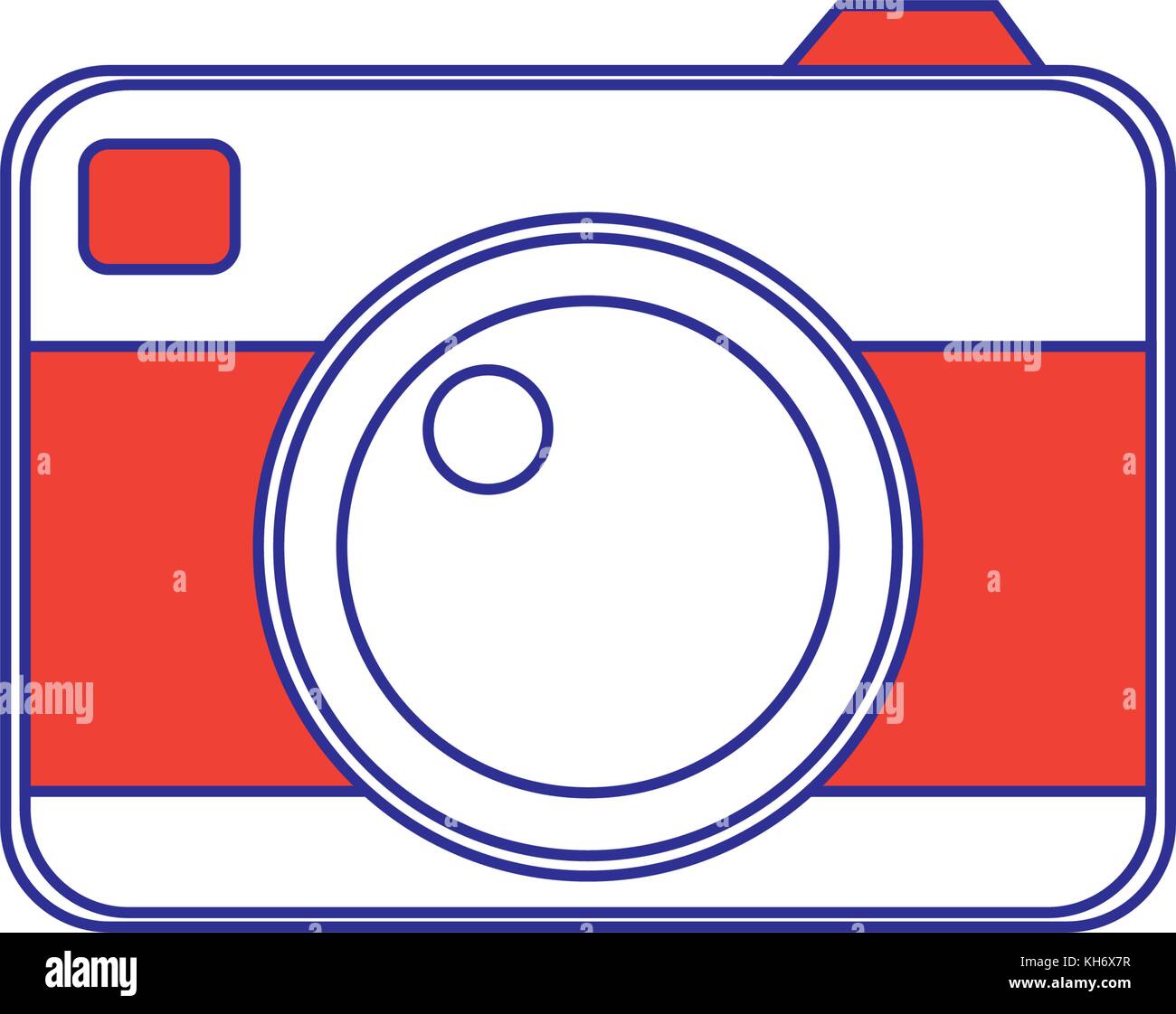 Camera of device gadget and technology theme Isolated design Vector ...