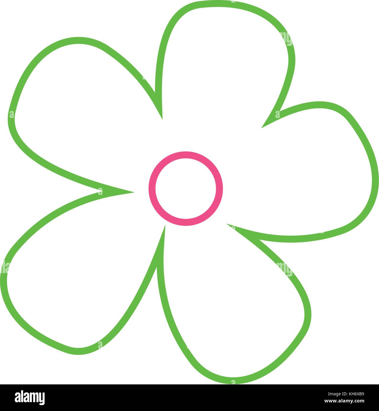 Flower of garden nature and plant theme Isolated design Vector ...