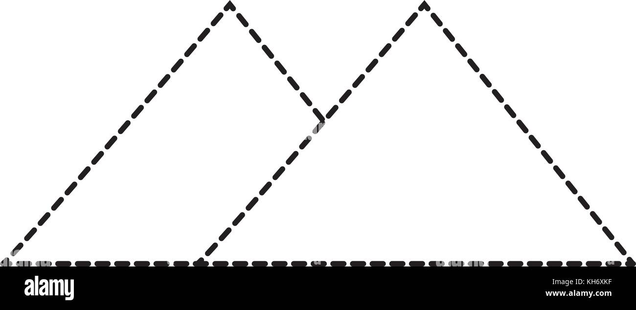 Triangles of shape geometric and abstract theme Isolated design Vector ...