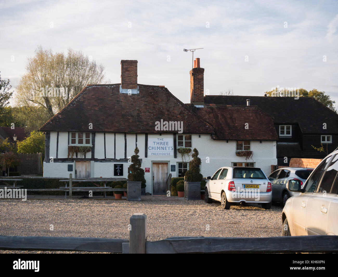 Three chimneys hi-res stock photography and images - Alamy