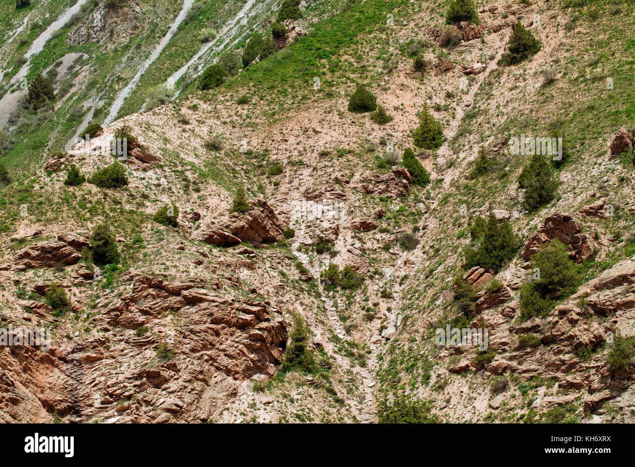 Slope of a mountain Stock Photo - Alamy