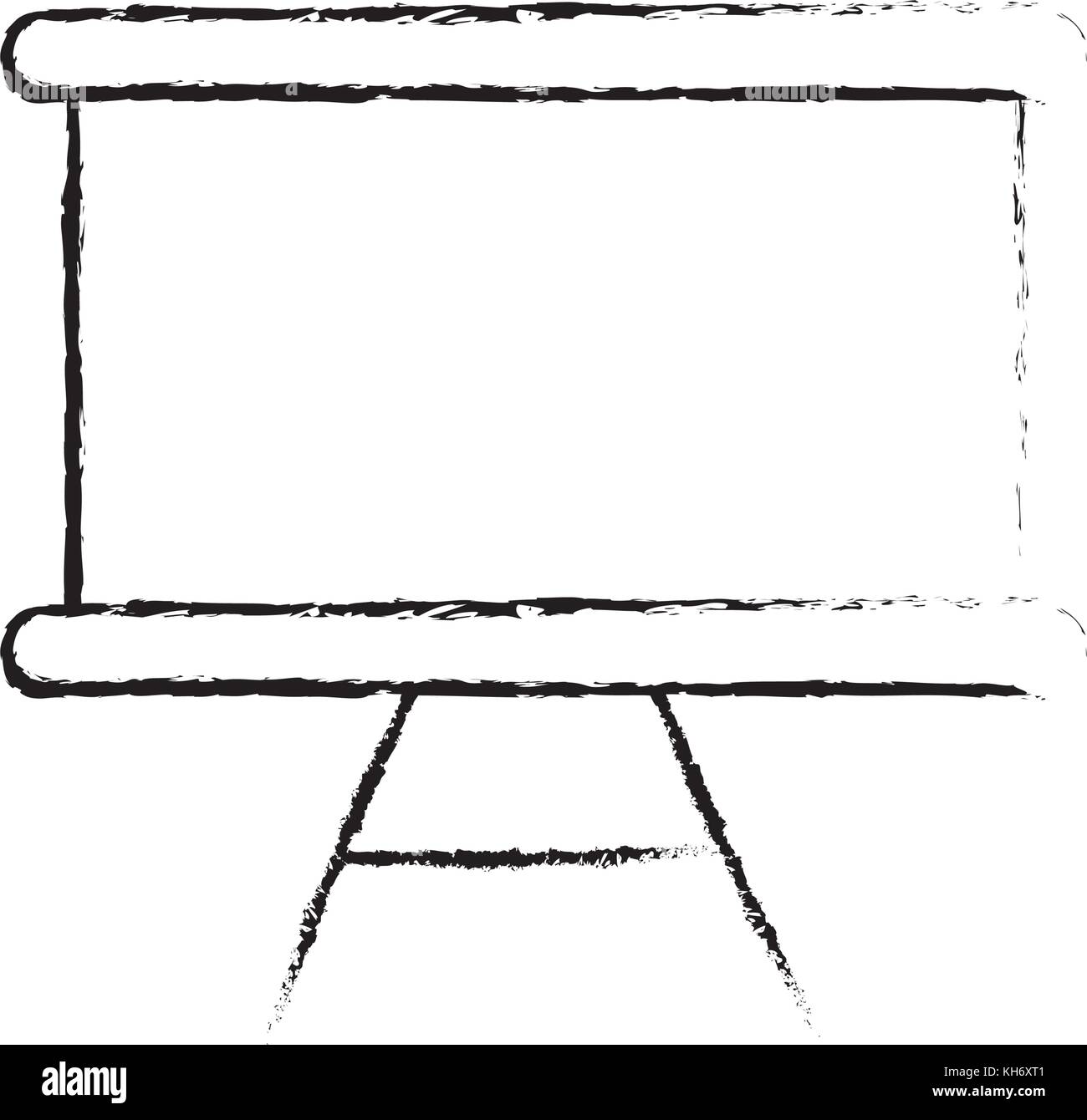 Blackboard of presentation and education theme Isolated design Vector ...