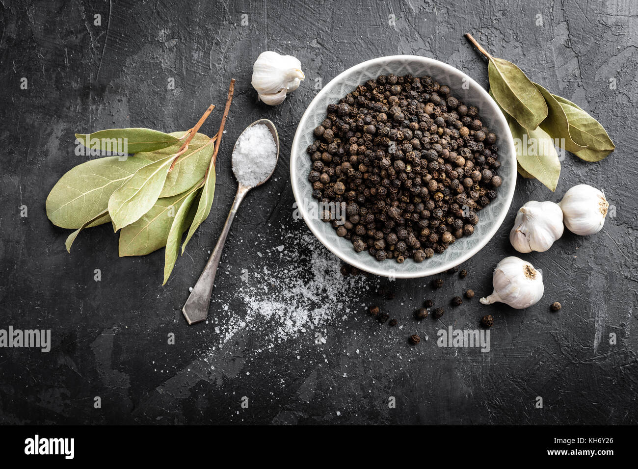 Black pepper corns Stock Photo - Alamy