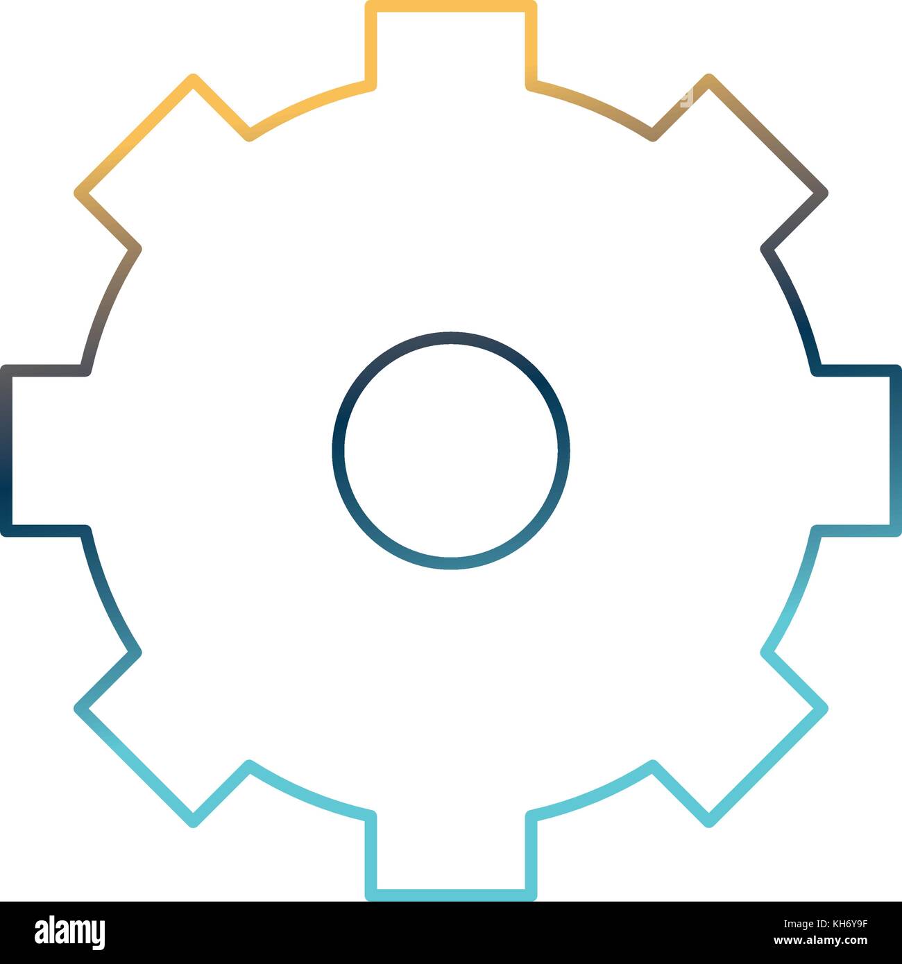 Isolated gear design Stock Vector Image & Art - Alamy