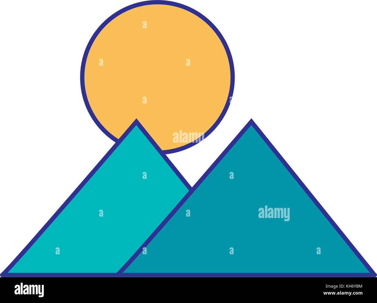 Sun generated Stock Vector Images - Alamy