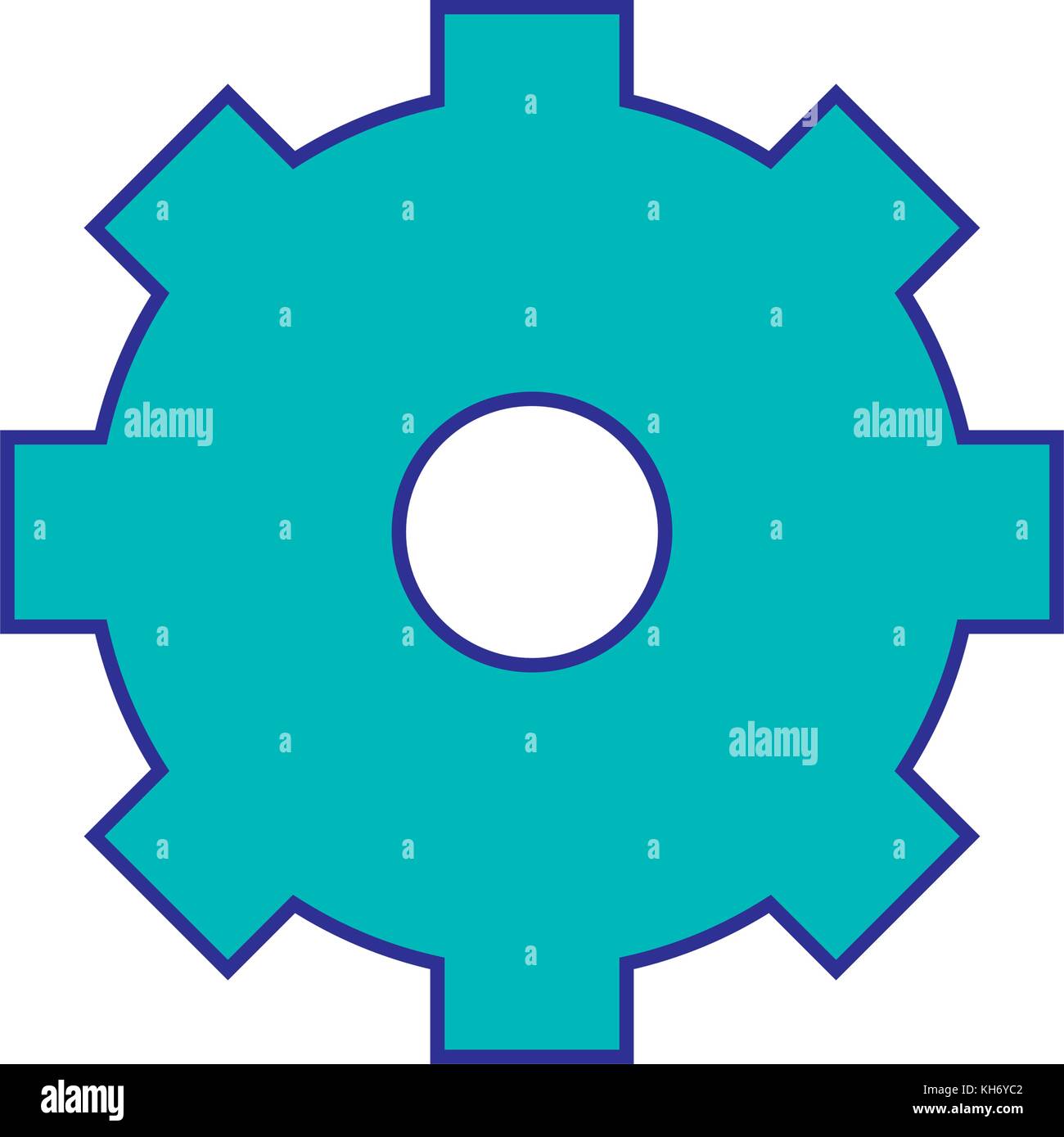Isolated gear design Stock Vector Image & Art - Alamy