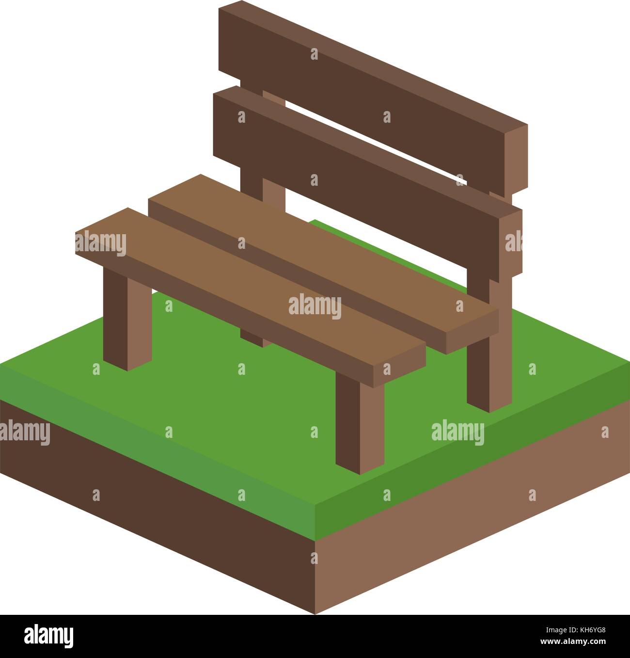 Isometric bench design Stock Vector Image & Art - Alamy