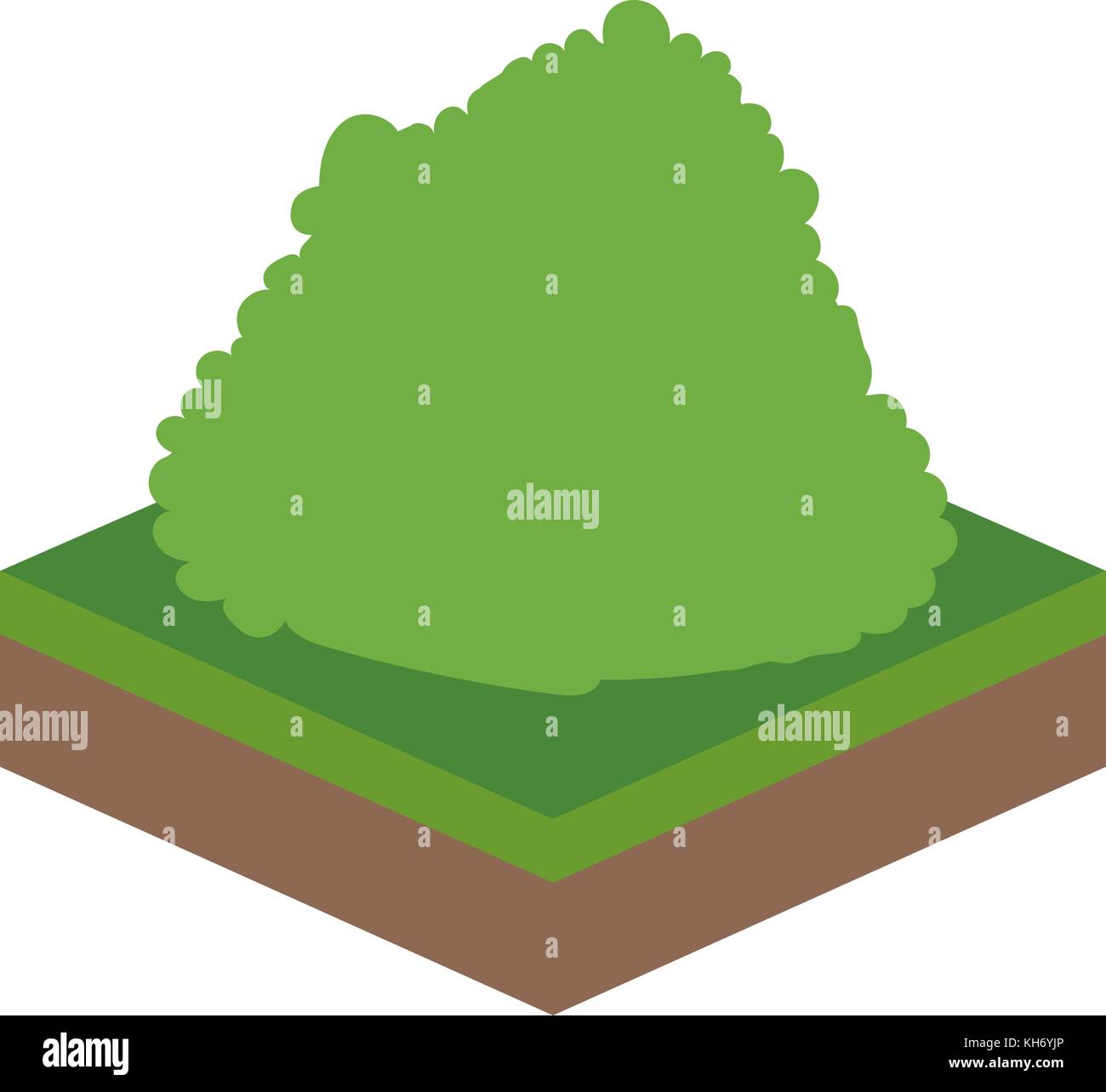 Isometric bush design Stock Vector Image & Art - Alamy