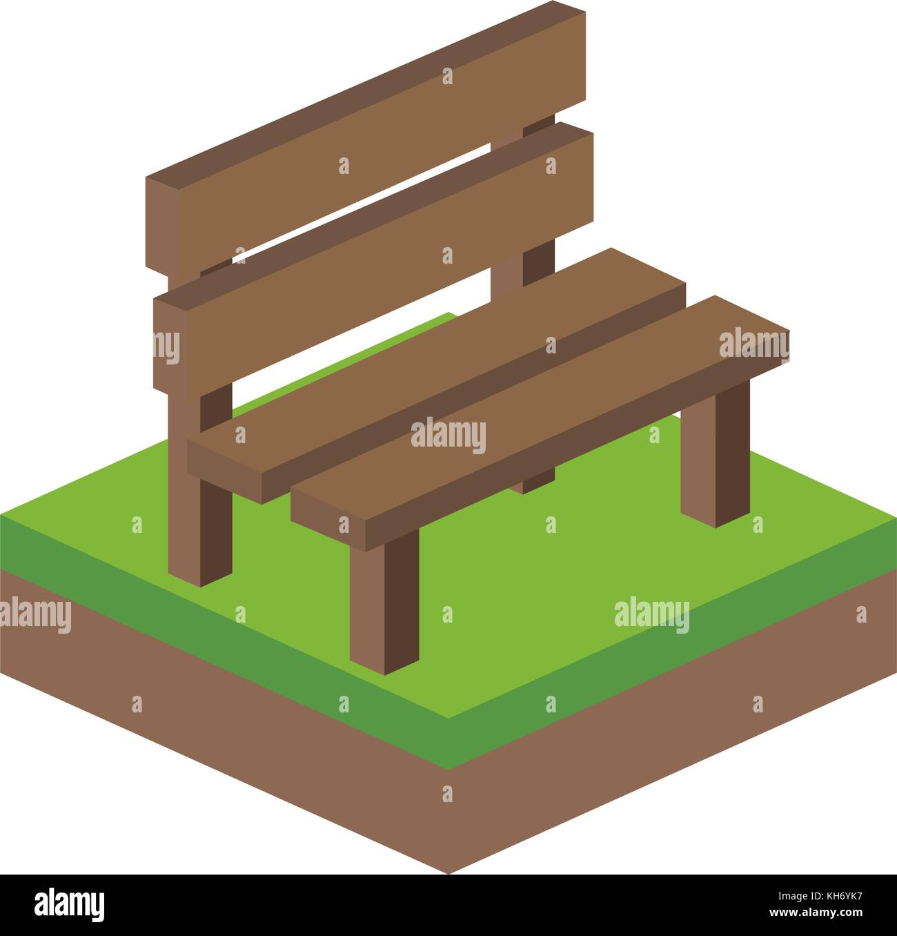 Isometric bench design Stock Vector Image & Art - Alamy