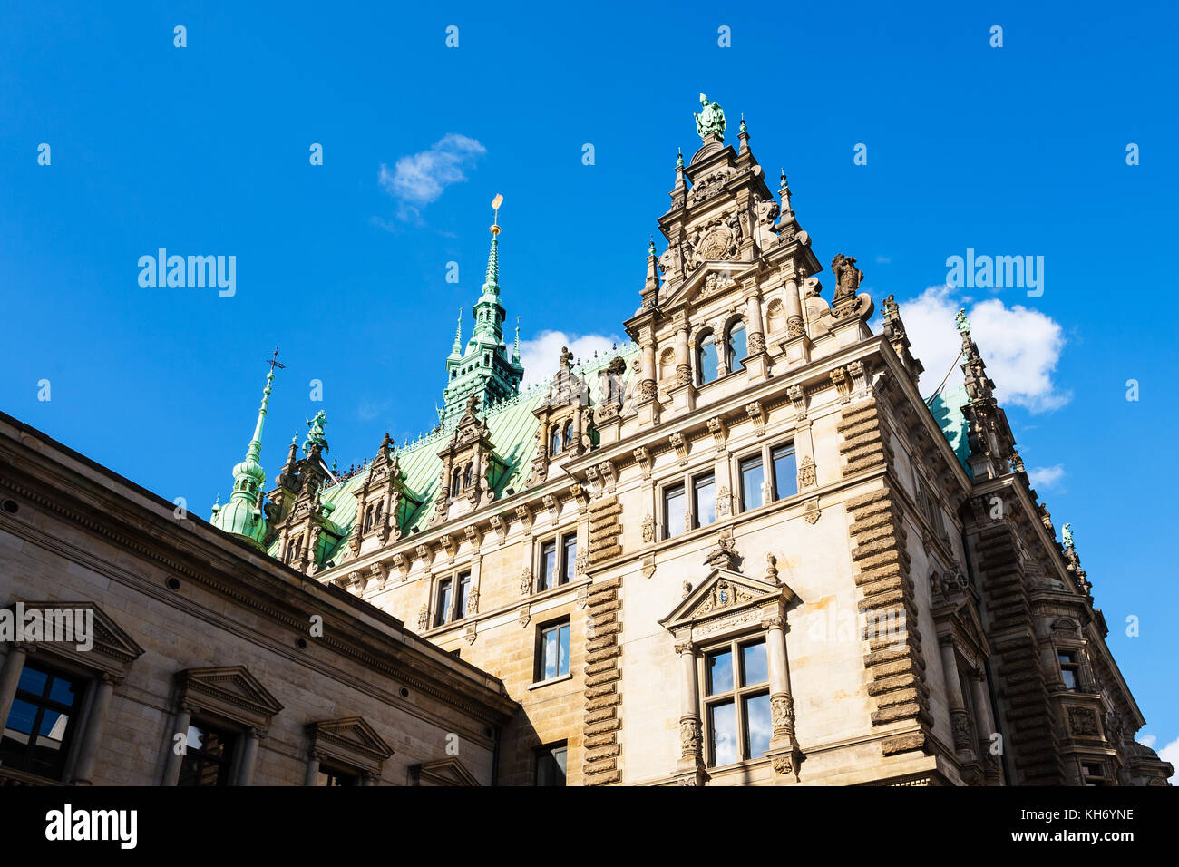Travel to Germany - building of Hamburger Rathaus (Town Hall) in ...